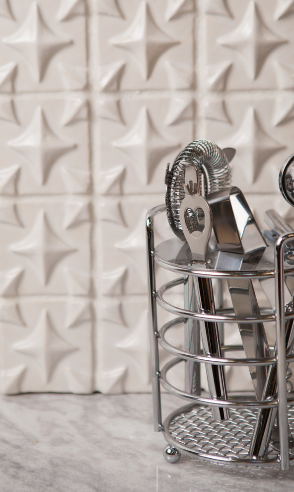 Geometric Starburst Tile - Contemporary - Kitchen - Detroit - by ...