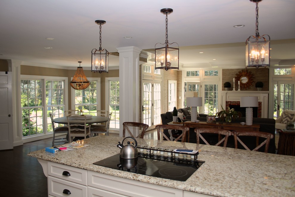 Georgian Colonial Addition and Renovation - Traditional - Kitchen ...