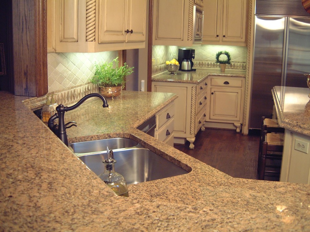 Giallo Ornamental granite - Kitchen - Dallas - by Natural Stone Designs ...