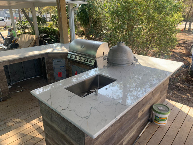Giotto Quartzite Countertops — Outdoor Kitchen - Kitchen - Other - by ...