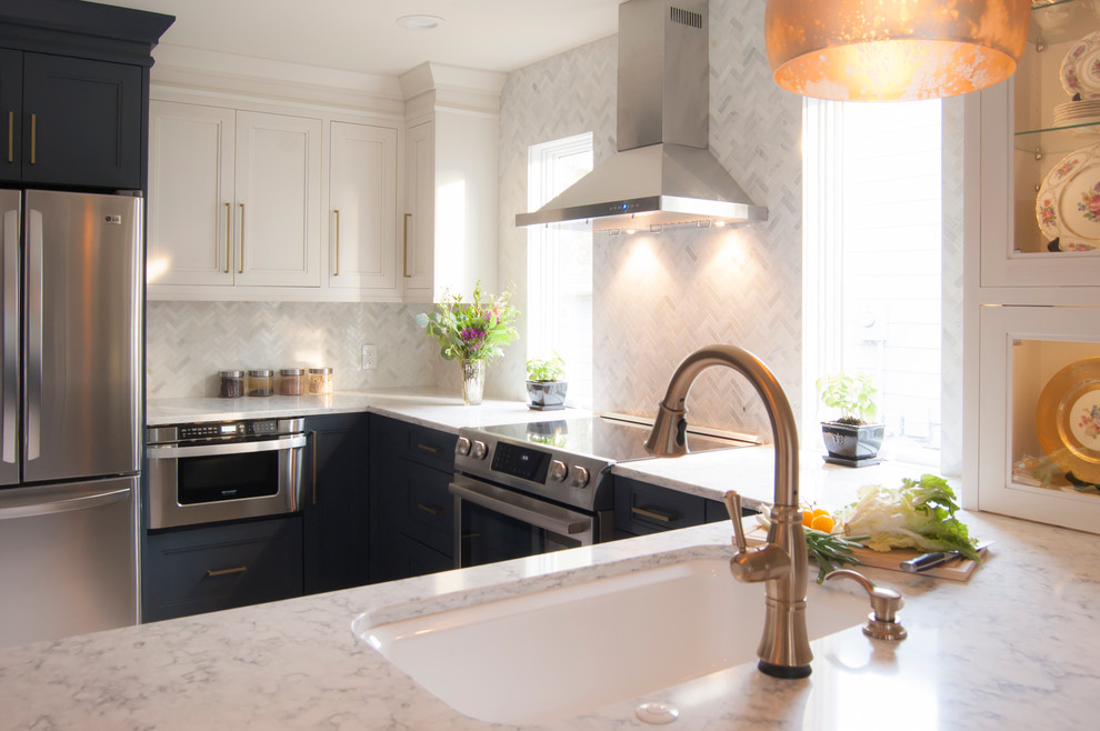 Glam Kitchen and Dining - Eclectic - Kitchen - Chicago - by Spectrum ...