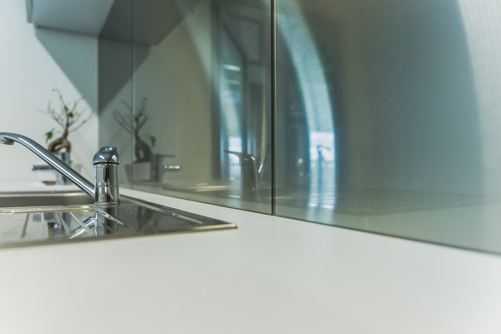 Glass Backsplash Panels - Contemporary - Kitchen - New York - by Cronos ...