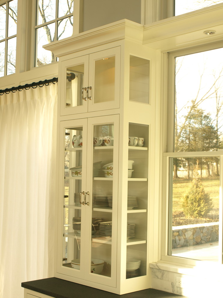 Glass Cabinet Displays - Traditional - Kitchen - New York - by ...