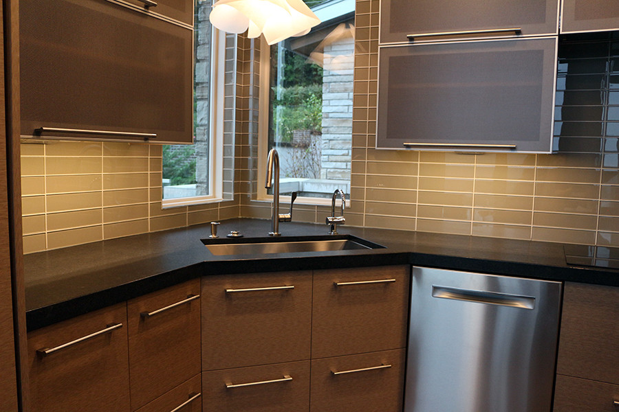 Glass Sharkskin Backsplash Tile - Kitchen - Other - by Exact Tile | Houzz