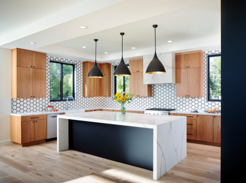 61+ Natural wood kitchen cabinets design ideas and tips