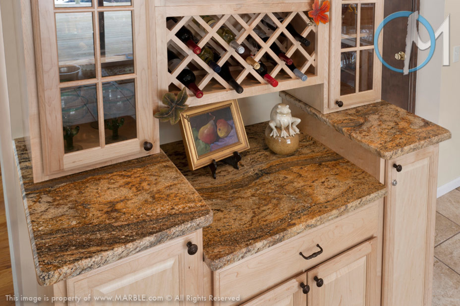 Golden Shadow S Granite Kitchen Countertops - Contemporary - Kitchen ...