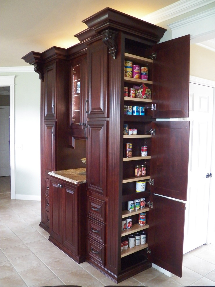 Gorgeous custom maple pantry with function and storage galore in ...