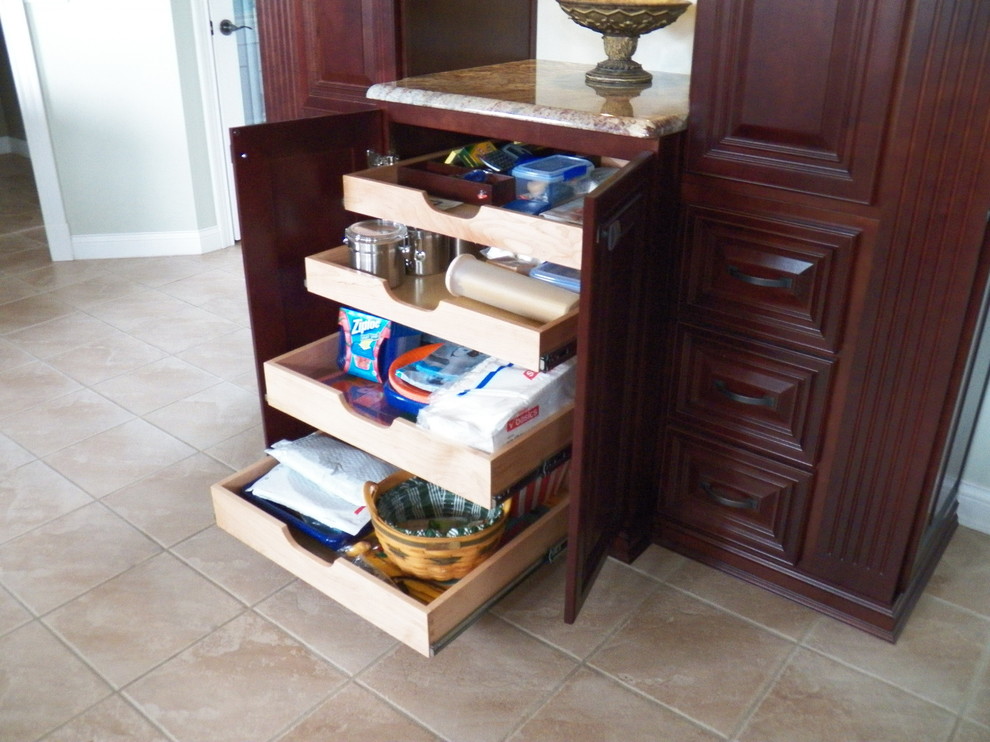 Gorgeous custom maple pantry with function and storage galore in ...