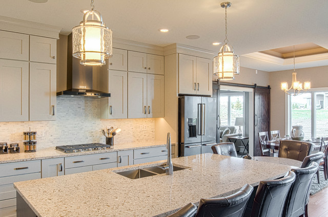 Gorgeous Wilsonart Quartz Countertops in Contemporary New Home ...