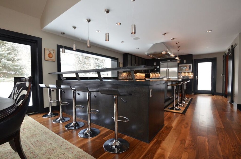 Gourmet Kitchens: Kichen Bar Counter - Modern - Kitchen - Chicago - by ...