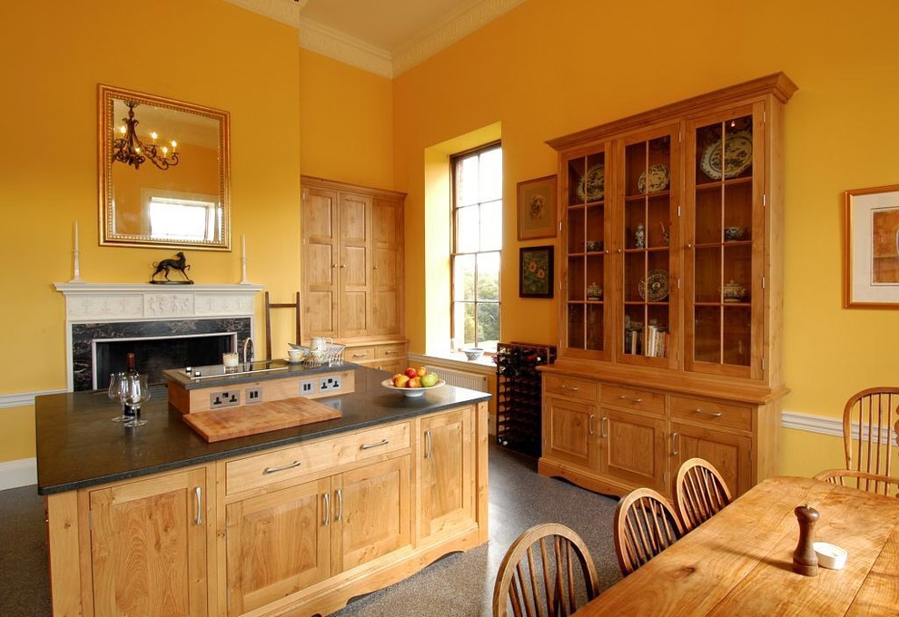 Grade 2 Listed manor house kitchen - Traditional - Kitchen - West ...