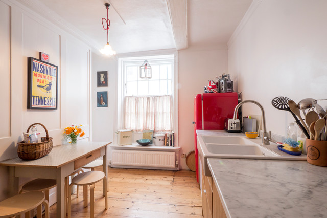 Grade Two Listed House Renovation in Deal Kent - Coastal - Kitchen ...