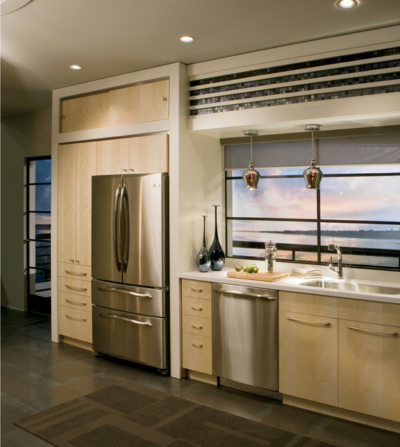 GRADIENT GLASS TILE KITCHEN BACKSPLASH - Contemporary - Kitchen - New ...