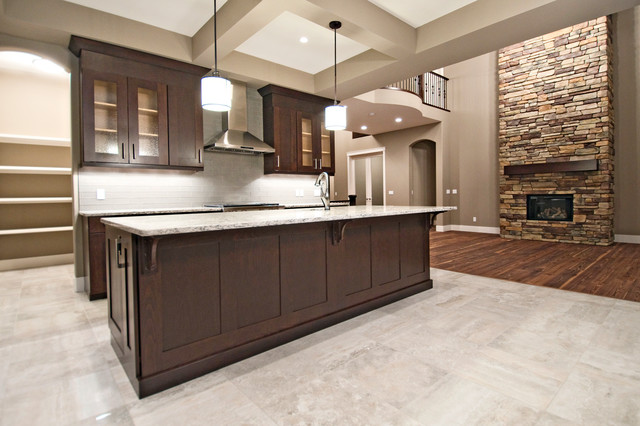 Grand Custom with 2 Storey Vault - Kitchen - Calgary - by Trickle Creek ...