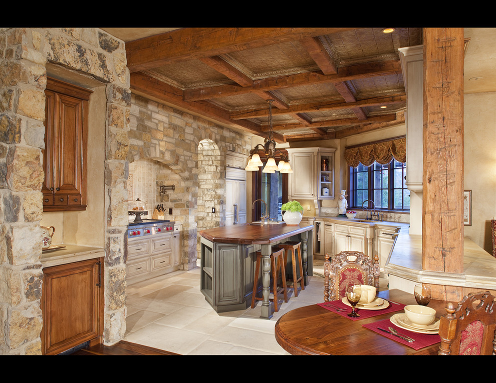Grand Kitchen - Traditional - Kitchen - Denver - by Studio 10 Interior ...