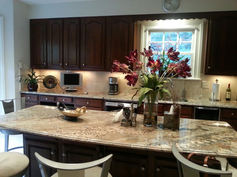 Granite Center Work - Traditional - Kitchen - DC Metro - by Granite ...