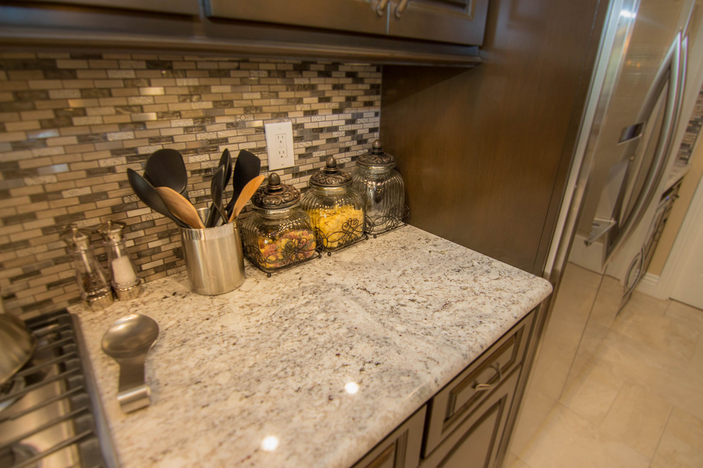 Granite Counter Top / Tile Backsplash - Transitional - Kitchen - Los ...