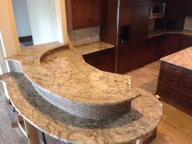 Granite Counters - Traditional - Kitchen - Oklahoma City - by Castle ...