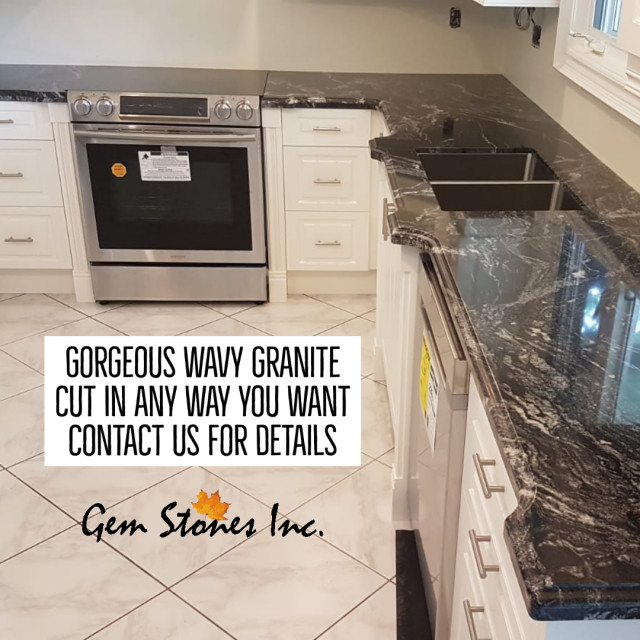 Granite Countertop - Modern - Kitchen - Toronto - by Gem Stones Tiles ...