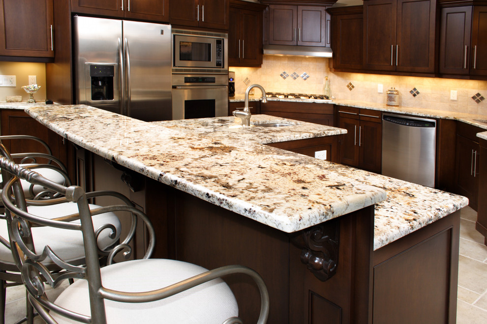 granite countertop - Traditional - Kitchen - Toronto - by Palazzi Bros ...