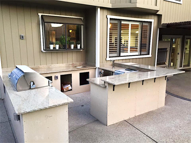 Granite Outdoor BBQ - Classique - Cuisine - Sacramento - par Counter ...