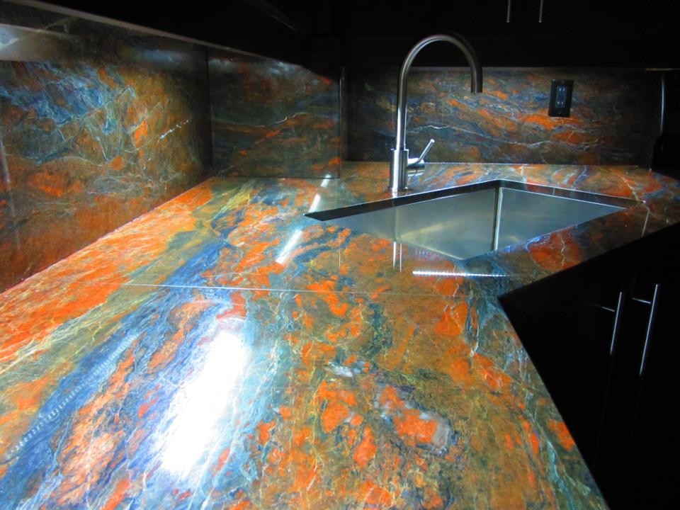 Granite Quartzite Marble Quartz Countertops - Contemporary - Kitchen ...