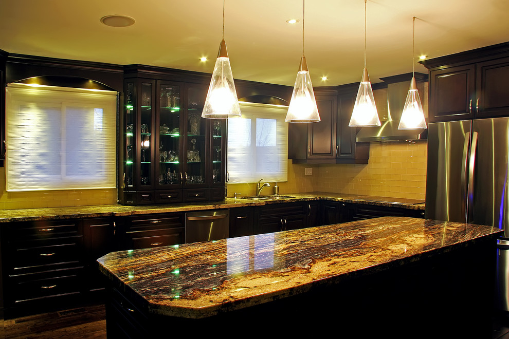 Granite Quartzite Marble Quartz Countertops - Transitional - Kitchen ...