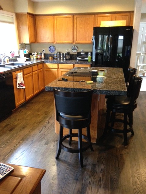 Graphite Stain - Transitional - Kitchen - Portland - by Treadline ...