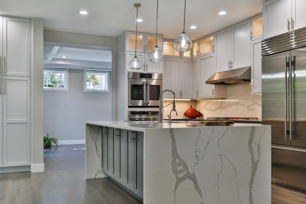 Grass Lawn Redmond Interior Remodel - Contemporary - Kitchen - Seattle ...