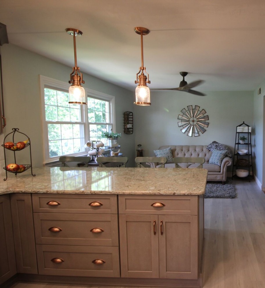 Gray and Copper Kitchen Remodel - Traditional - Kitchen - Philadelphia ...