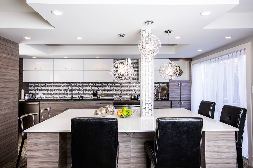 Gray Modern Condo - Modern - Kitchen - Vancouver - by Bespoke Design ...