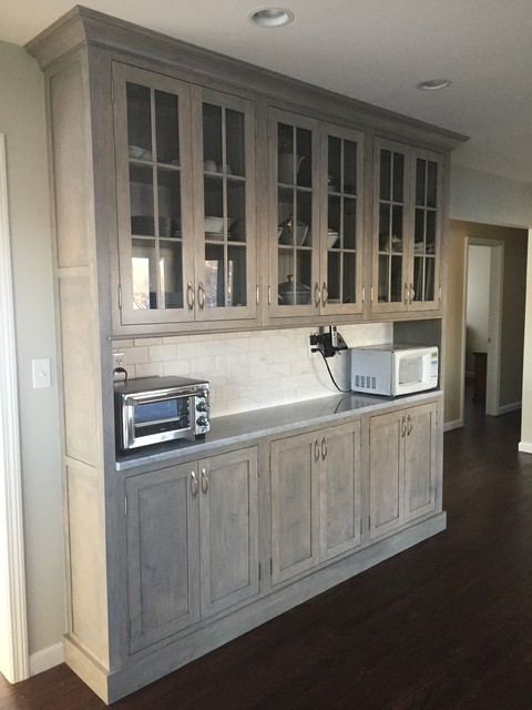 Gray Wash Kitchen - Craftsman - Kitchen - New York - by Amelia Cabinet ...
