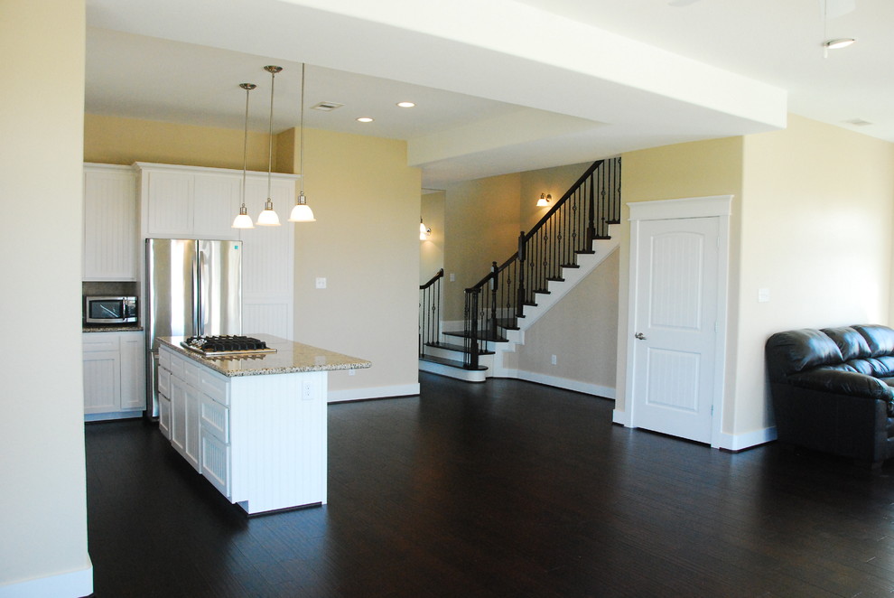 Great Room -- Open concept - Traditional - Kitchen - Houston - by ...