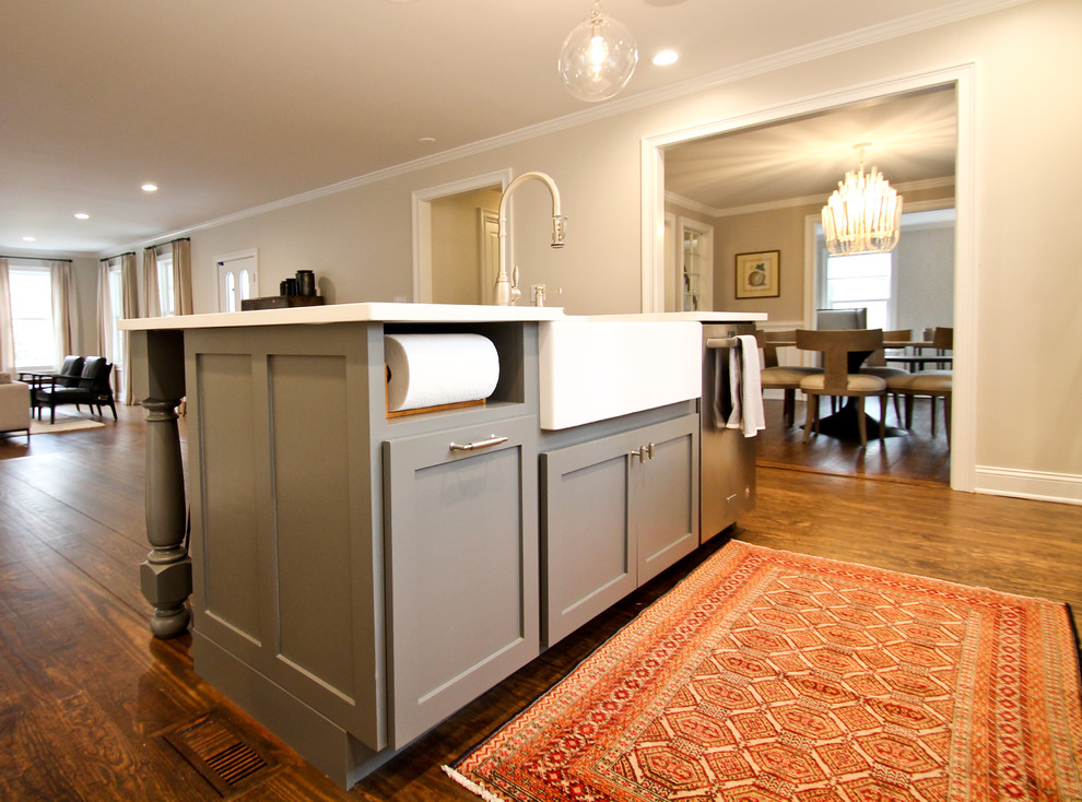 Greek Revival Restoration - Farmhouse - Kitchen - Bridgeport - by ...