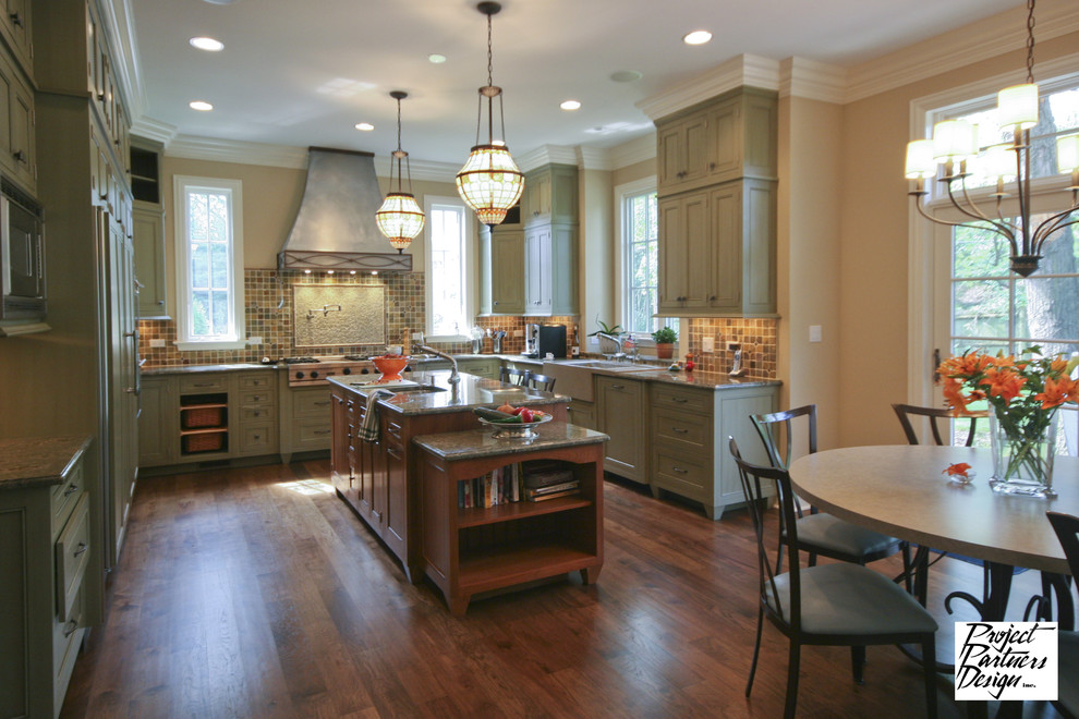 Green Kitchen - Traditional - Kitchen - Chicago - by User | Houzz
