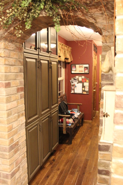 Green Kitchen w/" Icebox" - Rustic - Kitchen - Chicago - by Kitchenland ...