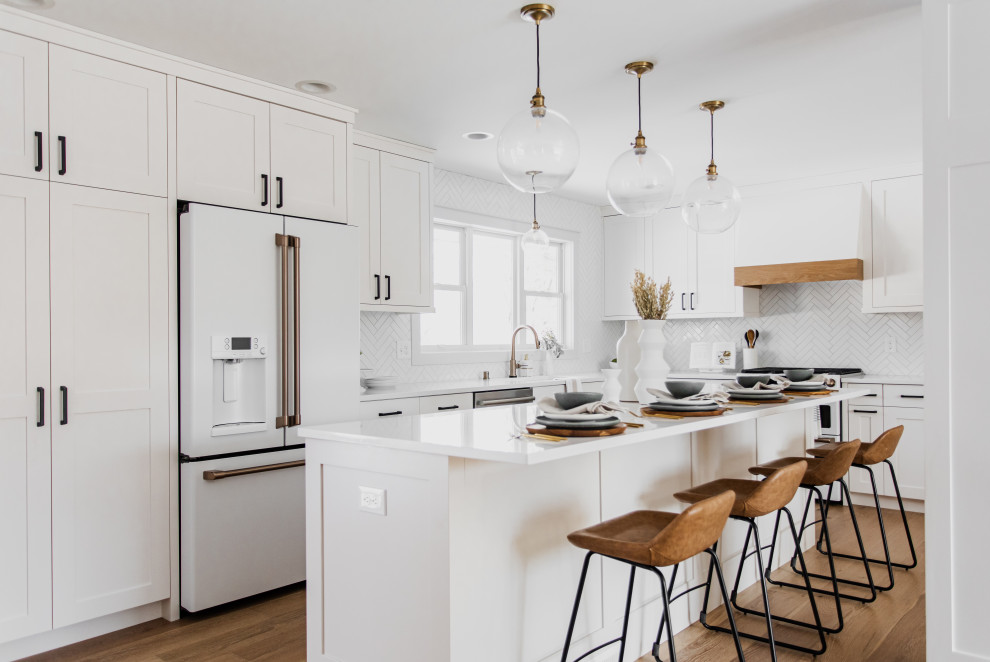 Greens & Chocolate Kitchen Design + Remodel - Kitchen - Minneapolis ...