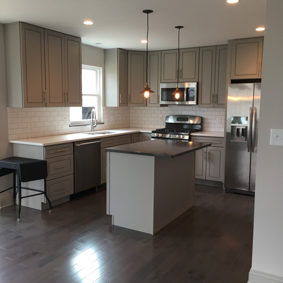 Greige Maple - Contemporary - Kitchen - Cleveland - by OH Kitchen ...