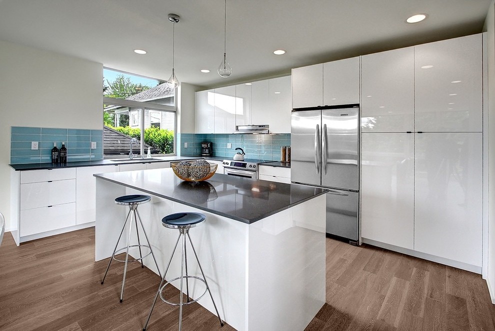 Grey and White Wash - Cartwheel - Modern - Kitchen - Seattle - by ...