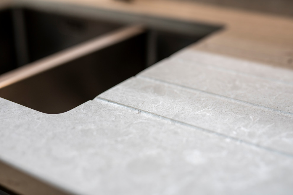 Grey Drift Quartz - Kitchen - Other - by Mayfair Granite | Houzz