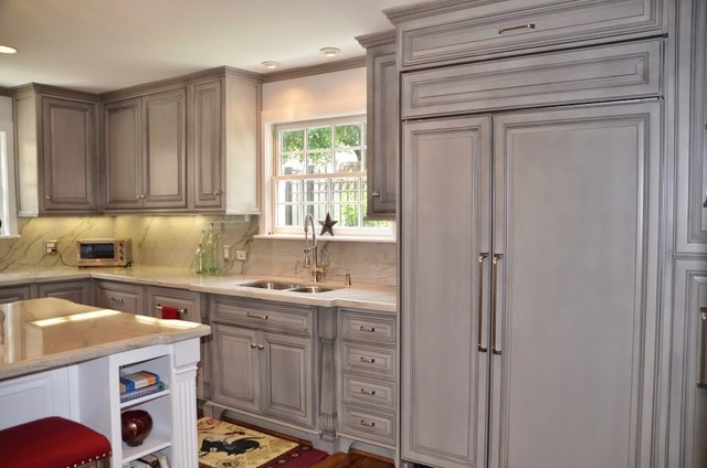 Grey is the New Black - Transitional - Kitchen - Houston - by A.Kitchen ...