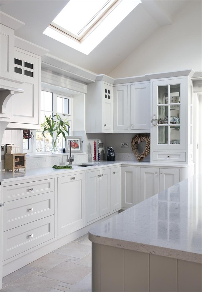 Grey Painted Kitchen - Dublin, Ireland - Traditional - Kitchen - Dublin ...
