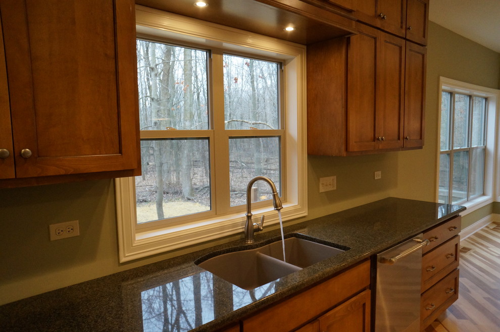 Grove Estates Custom Rustic Lodge Home - Traditional - Kitchen ...
