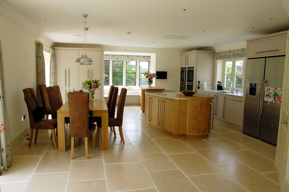 Guild Anderson Modern Shaker Kitchen and Living Space - Kitchen ...