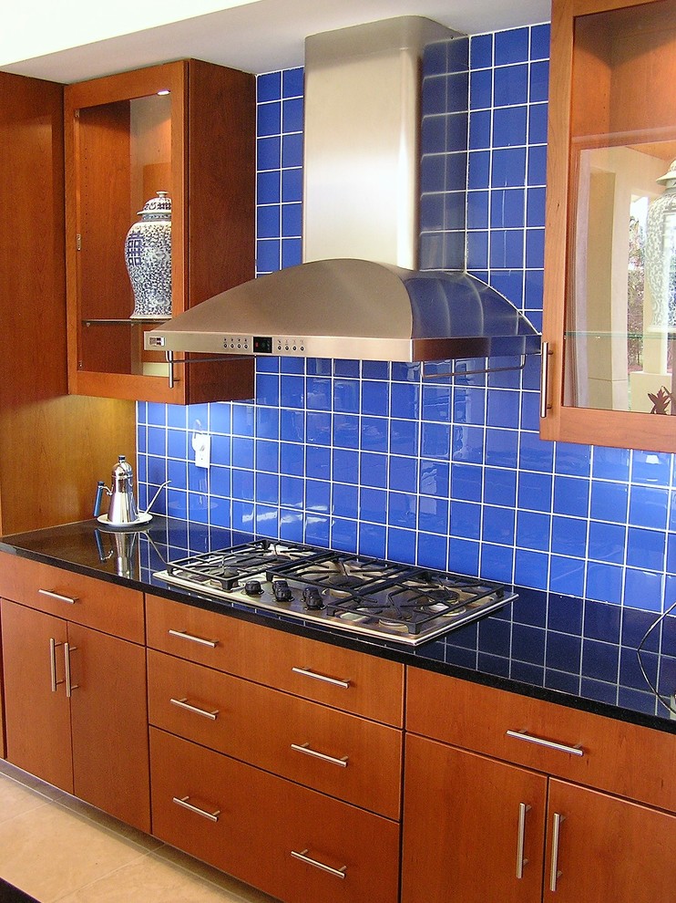 Gulf Water Blue - Modern - Kitchen - Miami - by Shelly Sapp Interiors ...