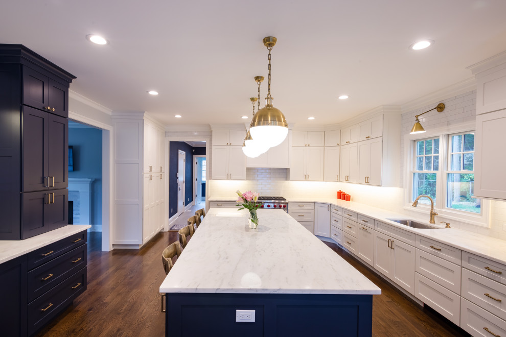 Hale Navy & White - Transitional - Kitchen - New York - by Five Star ...