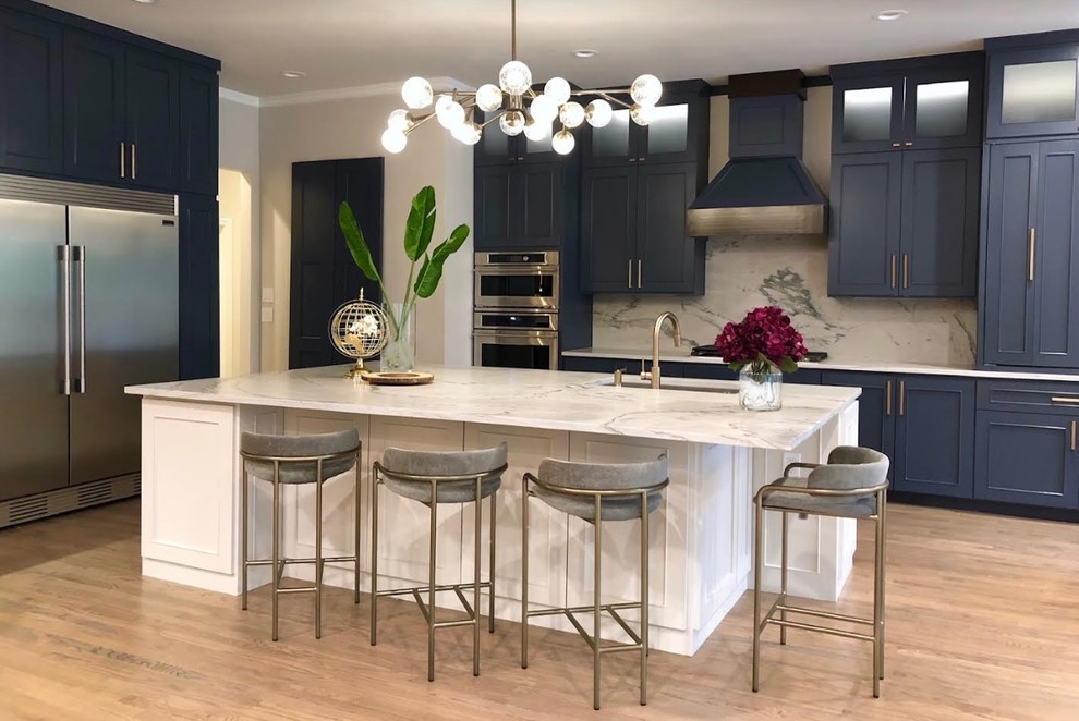 Hale Navy with Modern Sophistication - Modern - Kitchen - Dallas - by ...
