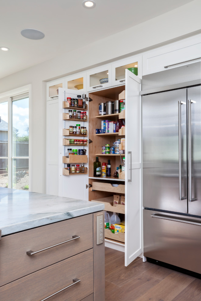 Half Moon Bay Contemporary - Kitchen Pantry - Contemporary - Kitchen ...
