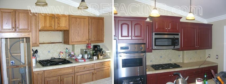 Half Moon Bay Kitchen Reface 1 - Traditional - Kitchen - San Francisco ...