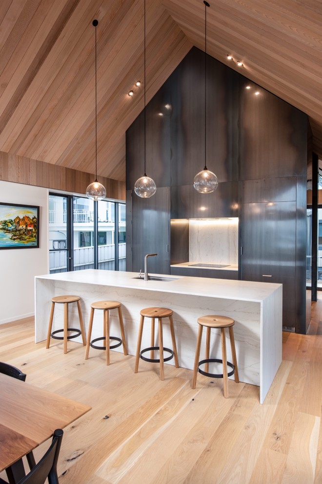 Hamilton lake - Contemporary - Kitchen - Hamilton - by The Timber Room ...
